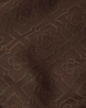 Casablanca Monogram Canvas Midi Dress - Dark Brown