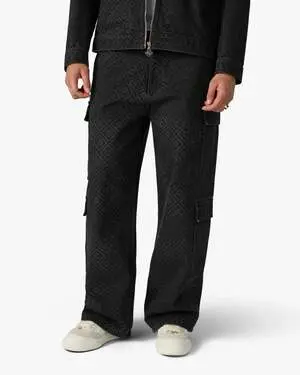 Casablanca Monogram Cargo Denim Jeans