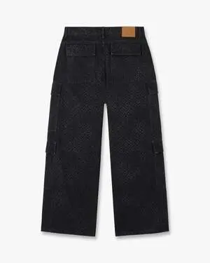 Casablanca Monogram Cargo Denim Jeans