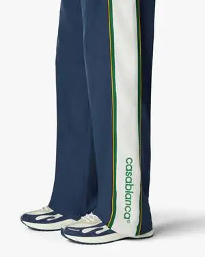 Casablanca Green & Navy Check Track Pants