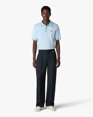 Casablanca Grey Pleated Straight Leg Trousers