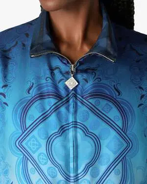 Casablanca Gradient Egyptian Rug Silk Track Jacket