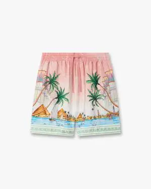 Casablanca Ethereal Silk Shorts