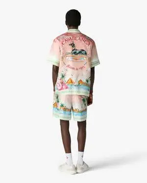Casablanca Ethereal Silk Shorts