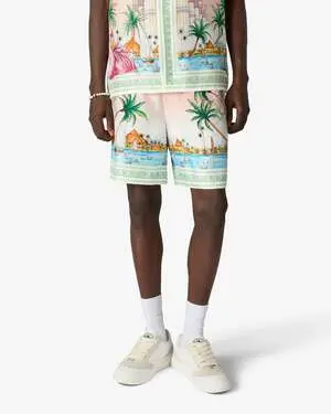 Casablanca Ethereal Silk Shorts