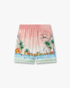 Casablanca Ethereal Silk Shorts