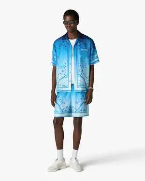 Casablanca Gradient Egyptian Rug Silk Shorts