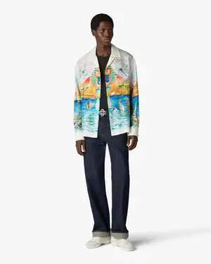 Casablanca Multicolour Egypt As It Was Long Sleeve Linen Shirt