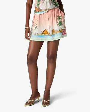 Casablanca Ethereal Cotton Mini Skirt