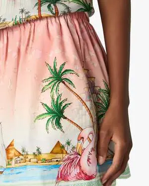 Casablanca Ethereal Cotton Mini Skirt