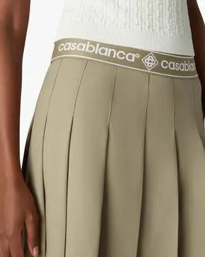 Casablanca Pleated Mini Skirt