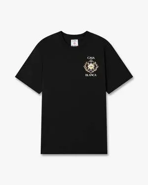 Casablanca Championship Short Sleeve T-shirt - Black