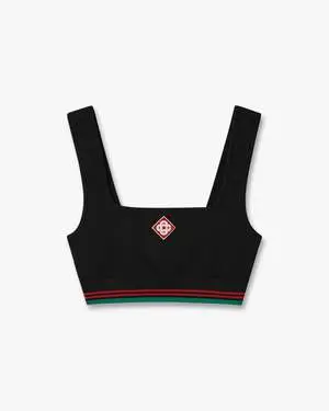 Casablanca Seamless Bralette By - Black