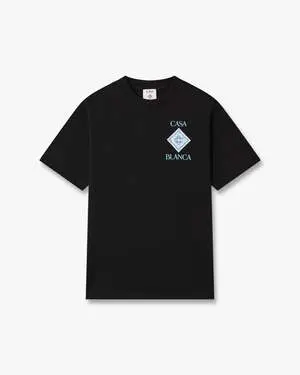 Casablanca Pool Short Sleeve T-shirt - Black