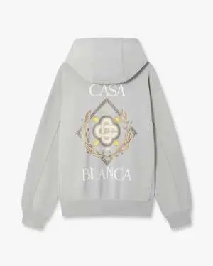 Casablanca Grey Championship Hooded Sweatshirt - Multicolor