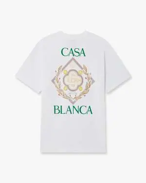 Casablanca Championship Short Sleeve T-shirt - White
