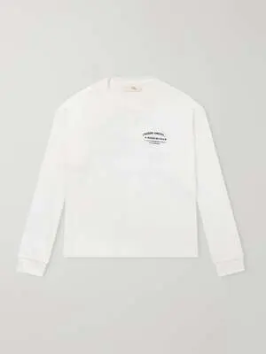 CHERRY LOS ANGELES Logo-printed Cotton-jersey T-shirt - White