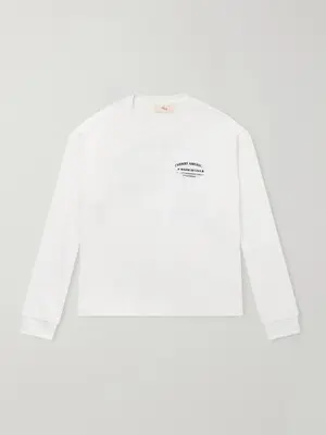 CHERRY LOS ANGELES Logo-printed Cotton-jersey T-shirt - White
