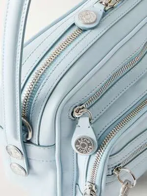 Acne Studios Leather Shoulder Bag With Logo Detail