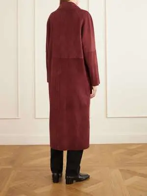 ARMA Judy Oversized Suede Coat