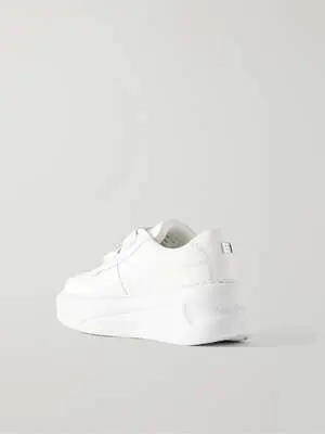 Acne Studios Steffey Logo-detailed Leather Platform Sneakers