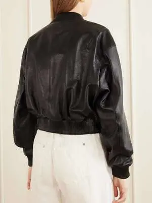 ARMA Hannan Leather Bomber Jacket