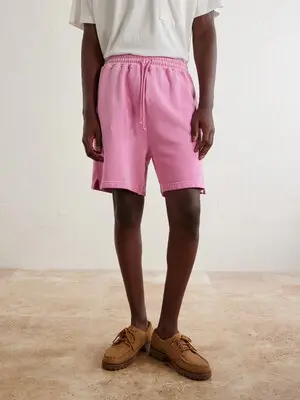 CHERRY LOS ANGELES Embroidered Cotton Shorts