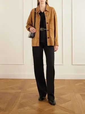 ARMA Kaylee Paneled Suede Jacket