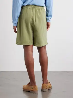 CHERRY LOS ANGELES Embroidered Cotton Shorts