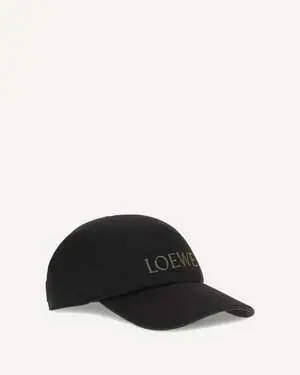 Loewe Cotton Drill Baseball Hat - Black