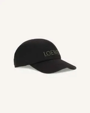 Loewe Cotton Drill Baseball Hat - Black
