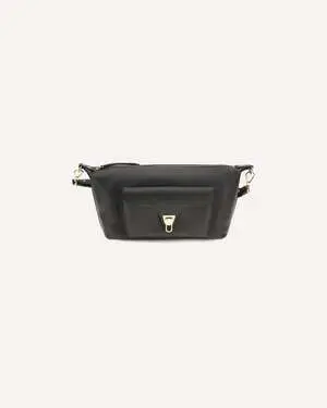 COCCINELLE Beat Generation Leather Shoulder Bag With Gold Tone Hardware