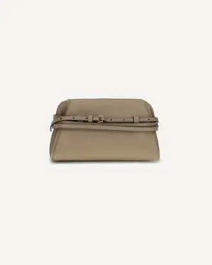 Moschino Belt-detail Clutch - Beige