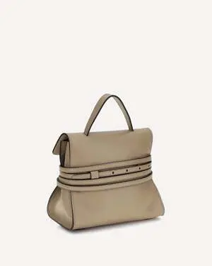 Moschino Tie Me Handbag - Beige