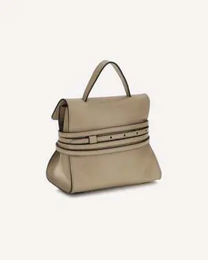 Moschino Tie Me Handbag - Beige