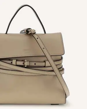 Moschino Tie Me Handbag - Beige