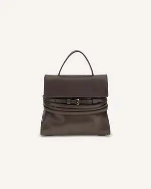 Moschino Tie Me Handbag - Brown