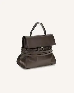 Moschino Tie Me Handbag - Brown