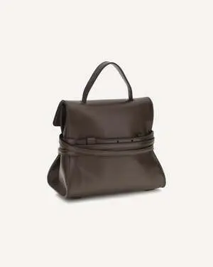 Moschino Tie Me Handbag - Brown