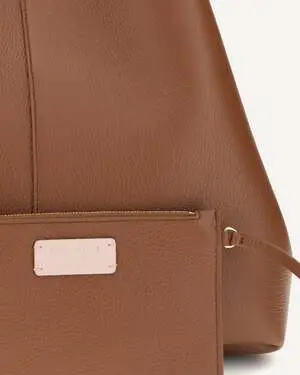 COCCINELLE C-easy Large Tote Bag - Brown