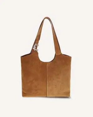 COCCINELLE C-easy Large Shoulder Bag - Brown