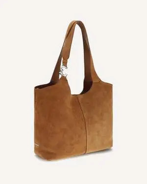 COCCINELLE C-easy Large Shoulder Bag - Brown