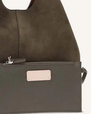 COCCINELLE C-easy Large Shoulder Bag - Brown