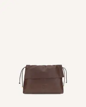 COCCINELLE COCCINELLE Medium Lidia Shoulder Bag In Smooth Leather Brown