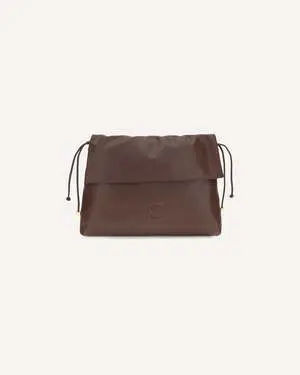 COCCINELLE Medium Lidia Shoulder Bag In Smooth Leather - Brown