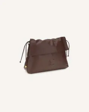 COCCINELLE Medium Lidia Shoulder Bag In Smooth Leather - Brown