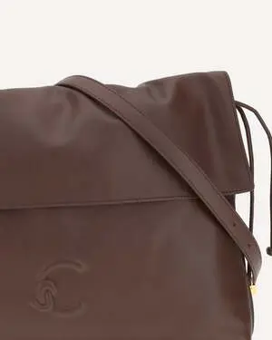 COCCINELLE Medium Lidia Shoulder Bag In Smooth Leather - Brown