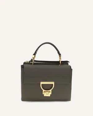 COCCINELLE Arlettis Calfskin Handbag With Gold Tone Hardware