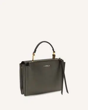 COCCINELLE Arlettis Calfskin Handbag With Gold Tone Hardware