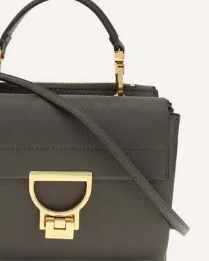 COCCINELLE Arlettis Calfskin Handbag With Gold Tone Hardware